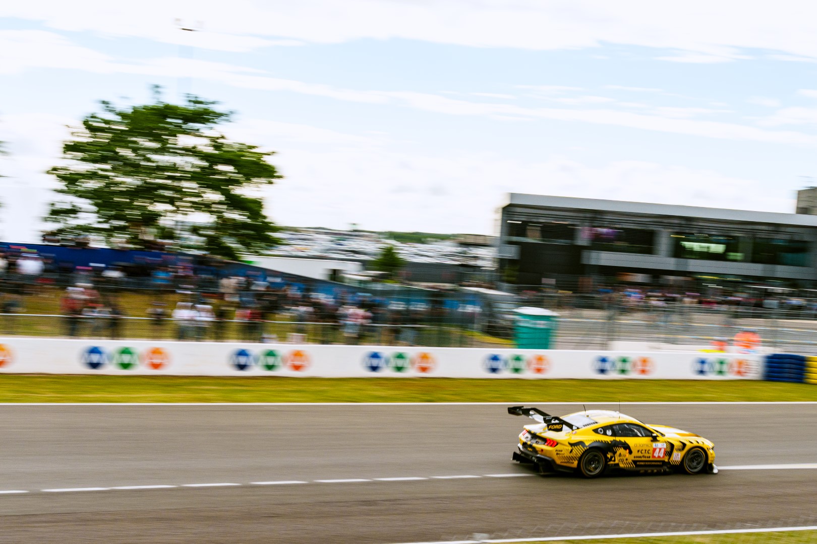 Inside the Le Mans 24 Hours pit garage with Ford's Mustang GT3 entry ...