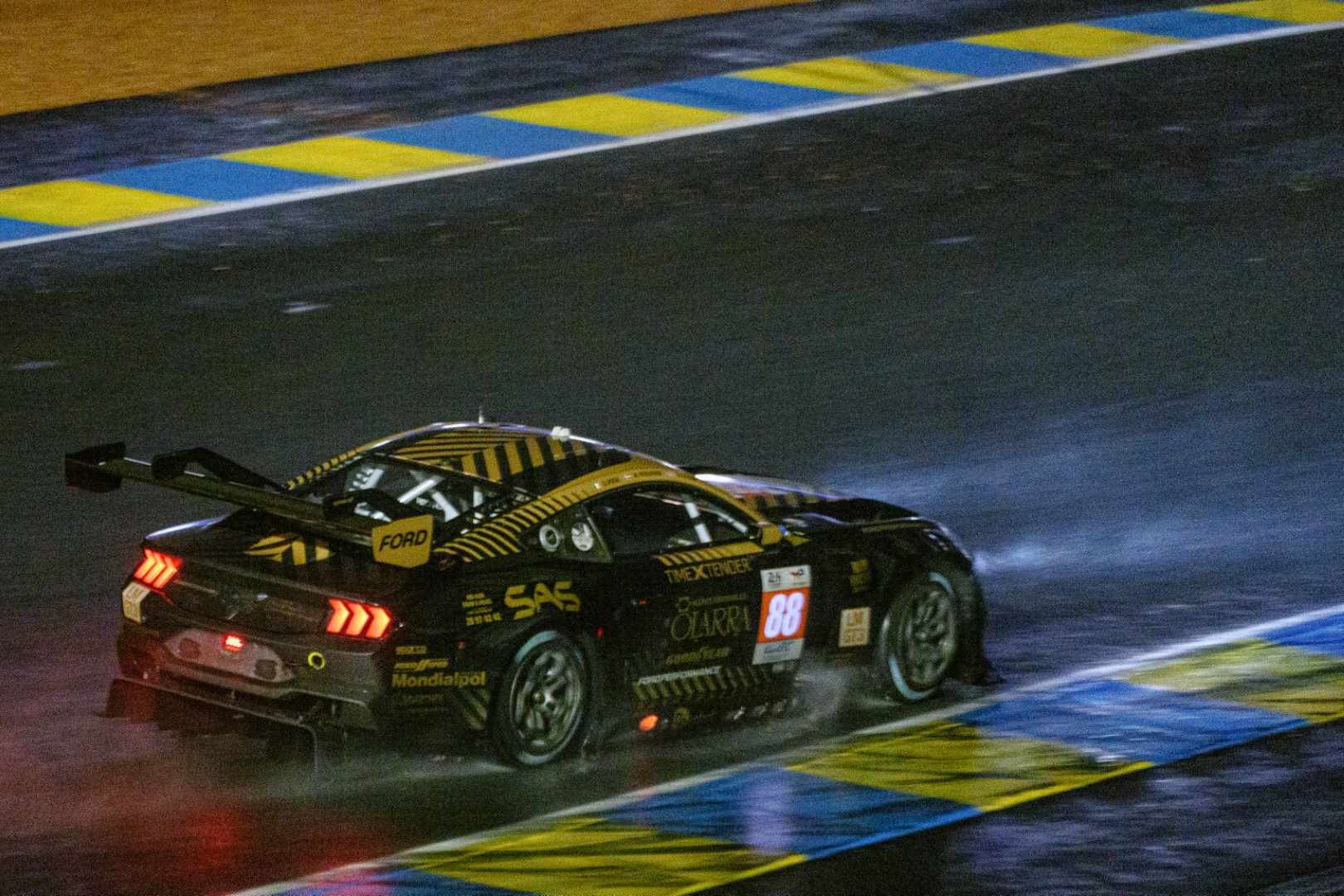 Inside the Le Mans 24 Hours pit garage with Ford's Mustang GT3 entry ...