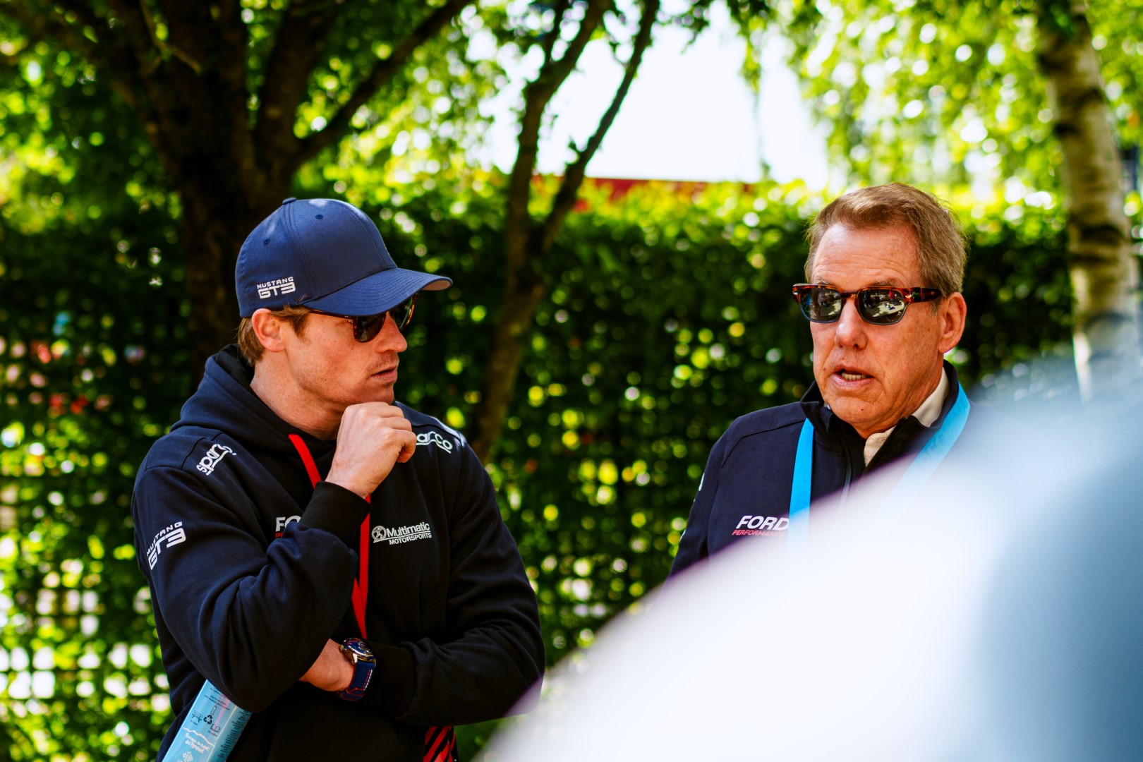 Inside the Le Mans 24 Hours pit garage with Ford's Mustang GT3 entry ...