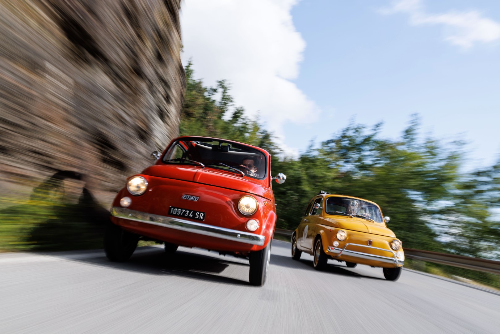 Living la dolce vita in classic Fiat 500s recommissioned by specialist ...