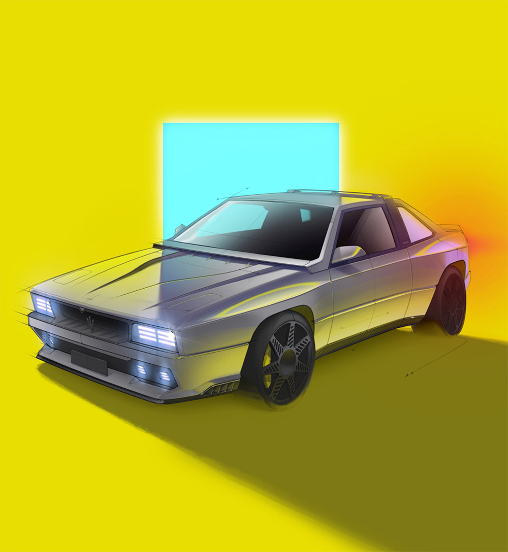 Stillborn Maserati Project Rekall restomod donor car found on Facebook ...