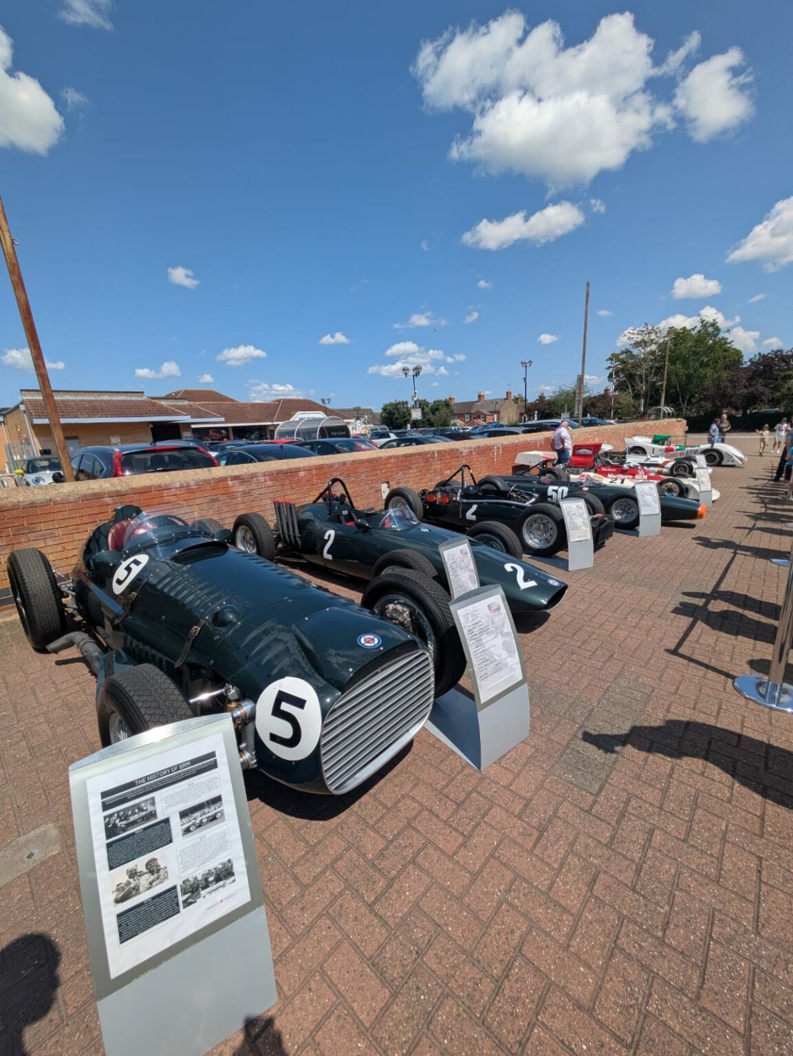 BRM celebrates 75 years since Grand Prix debut, in Bourne, Lincolnshire ...