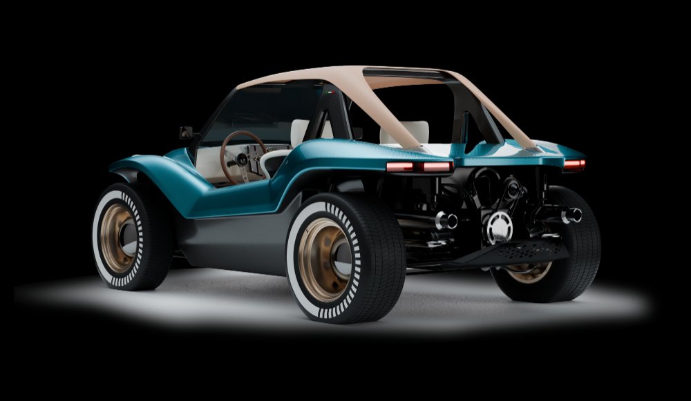 Brado reveals carbon monocoque buggy with air-cooled boxer power - Magneto